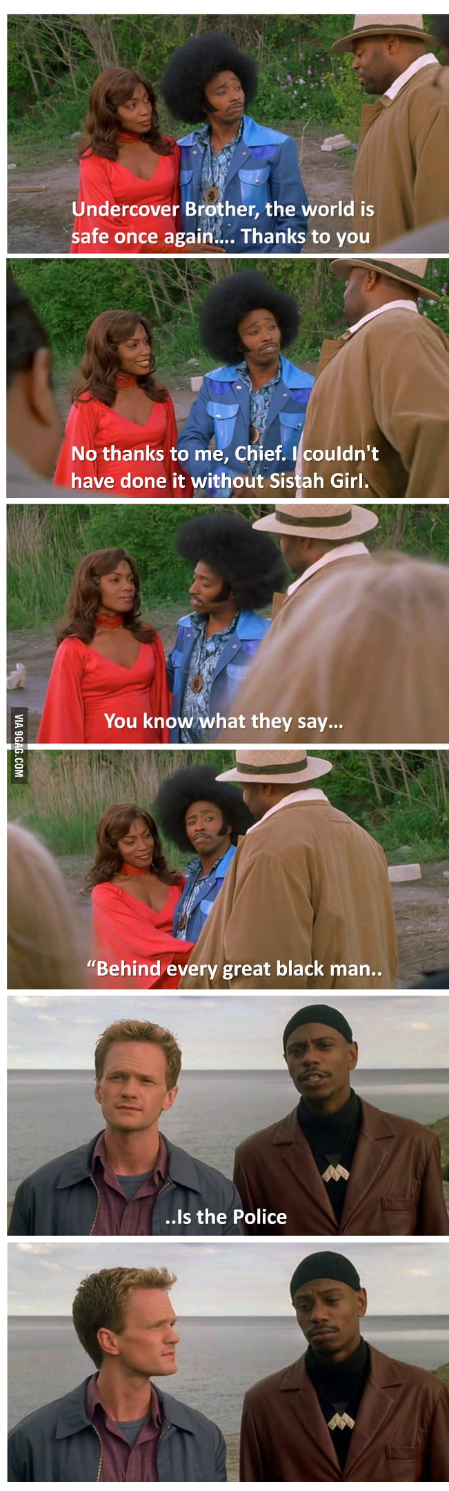 Best scene from Undercover Brother - 9GAG