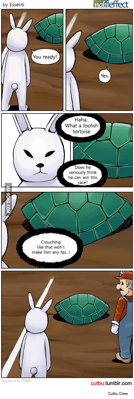 Hare & tortoise alternate ending - 9GAG