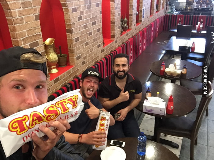 Cheers ! @the_kebab_guy best food in Australia so far ! - 9GAG