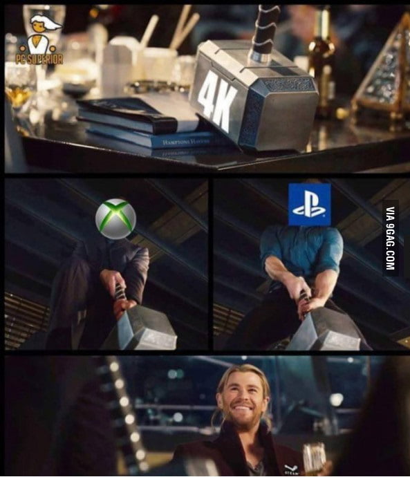 *PC master race intensifies* - 9GAG