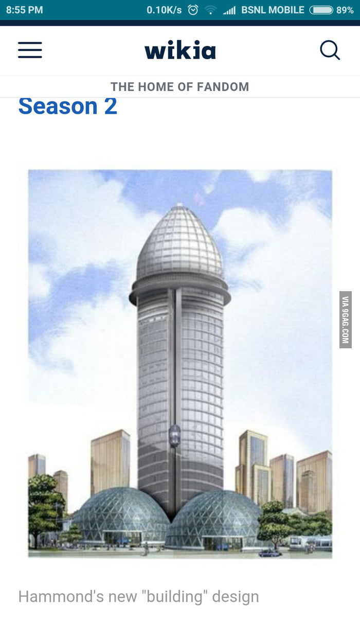 This is Hammond druthers building design in HIMYM. - 9GAG