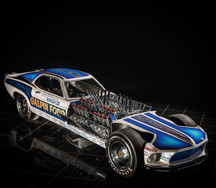 1969 Ford Mustang "Mach IV" by Gary Weckesser. Powered by four 5800cc ...