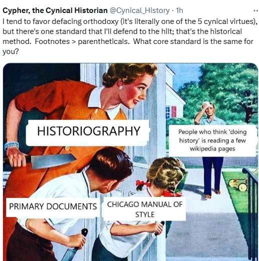 Different types of historians. - 9GAG