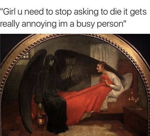 Friendzoned again! Now by Mr. Death. - 9GAG