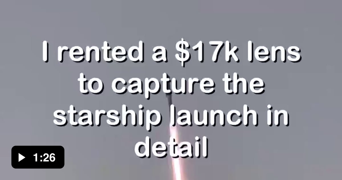 SpaceX Launch & Landing through a $17k Lens - 9GAG