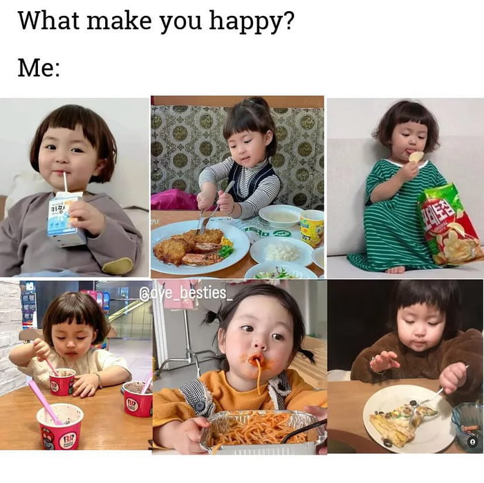 My happy place is wherever the snacks are. - 9GAG