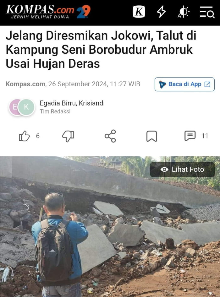 256 M kalah sama hujan - 9GAG