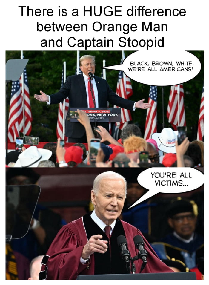 Orange man bad??? - 9GAG