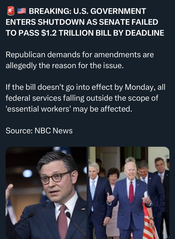 Every time they shut down, it shows tax payers how our money is being wasted and the government ...