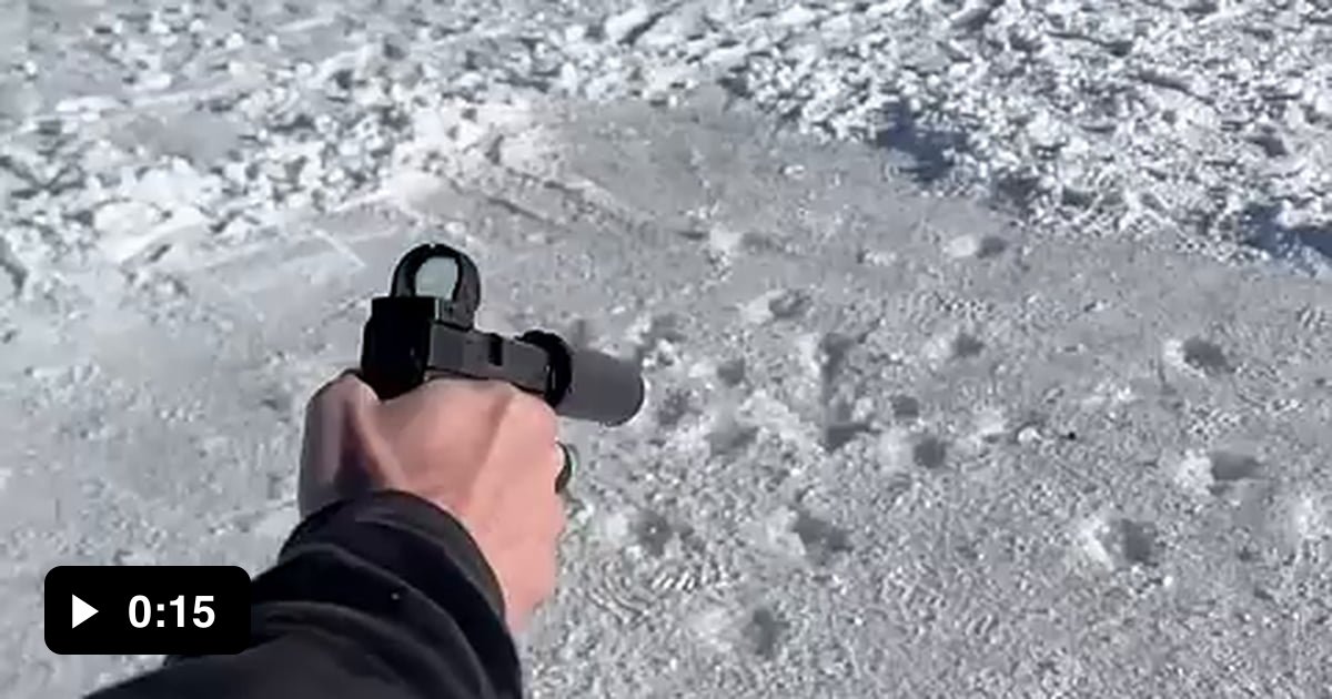 Spinning ice bullet - 9GAG