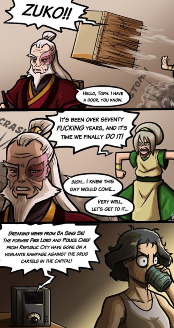 Zuko and Toph - 9GAG