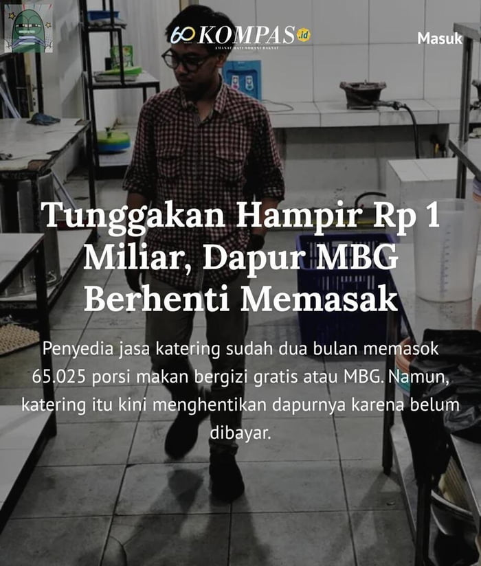 Makanya kemarin gw bilang proyek MBG ini bakal kaya proyek pemerintah ...