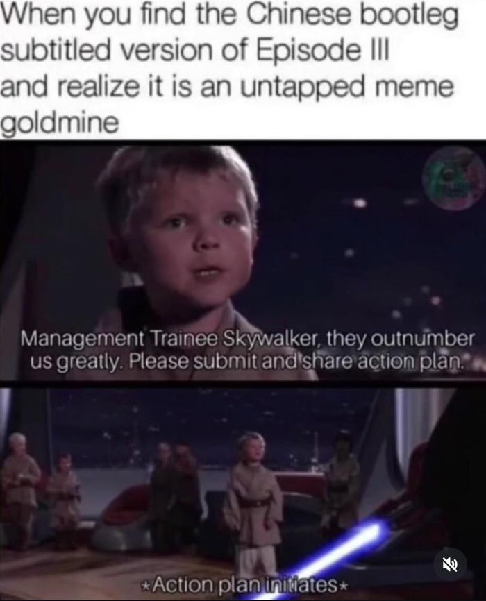 Management Trainee Skywalker ready for his performance review - 9GAG