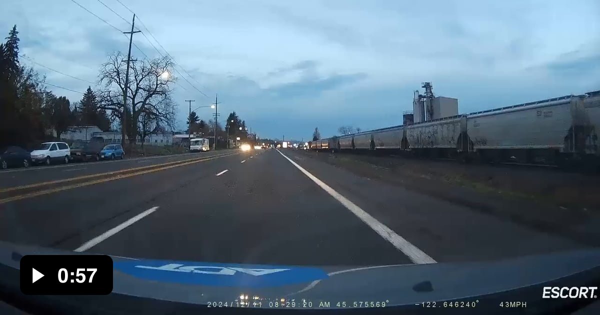 Buddy ran the hell out of that stop sign - 9GAG