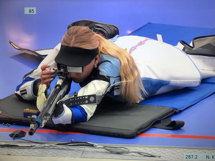 The Polish Olympic shooter looks like an Overwatch character - 9GAG
