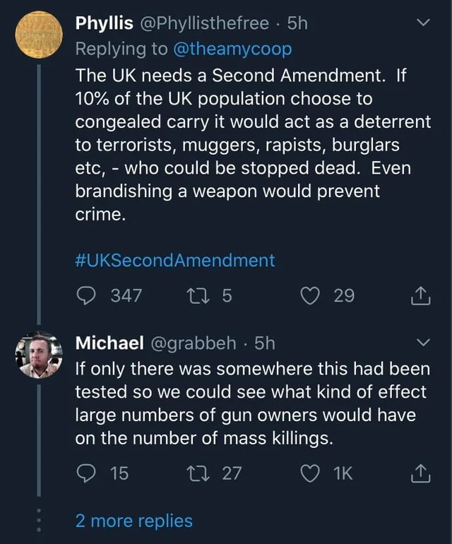 UK second amendment. - 9GAG