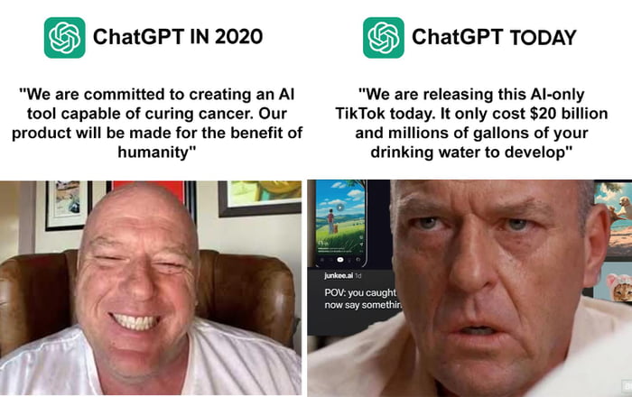 ChatGPT's evolution in a nutshell - 9GAG