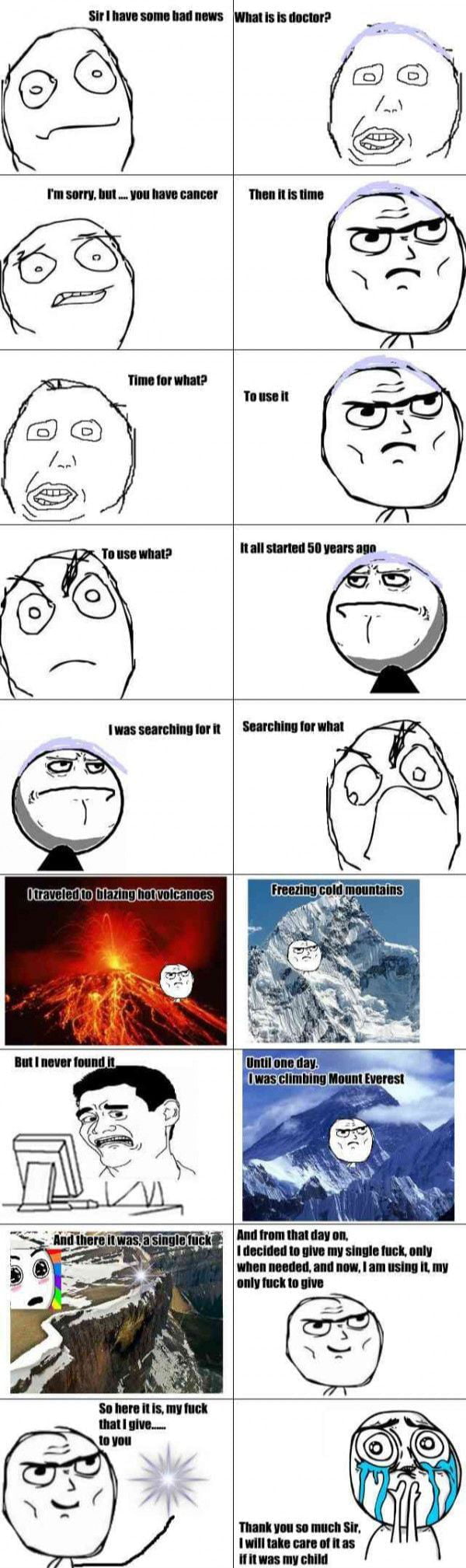 Journey to the last single fk to give - 9GAG