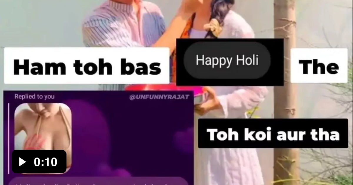 Happy holi ka msg tak nahi aaya - 9GAG