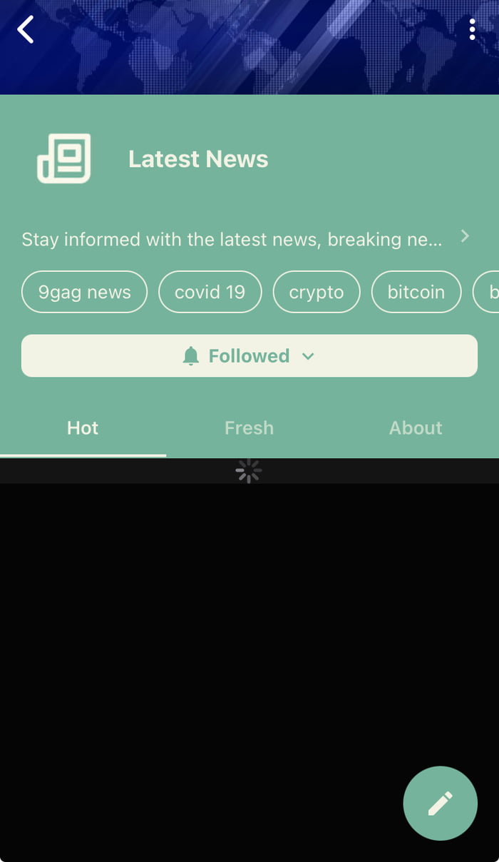 There seems to be an infinite loading phenomenon on 9gag mobile. - 9GAG