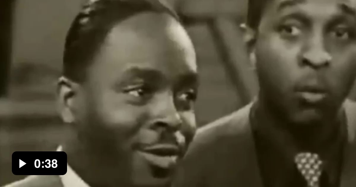 World's first rap - "Oh Noah" by The Jubalaires, 1946 - 9GAG