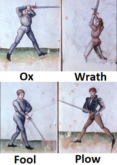 The Four Basic Sword Stances (For Those in Need) - 9GAG
