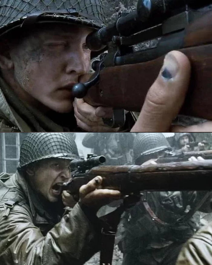 In Saving Private Ryan, Jackson's thumb bruise reflects WWII soldiers ...