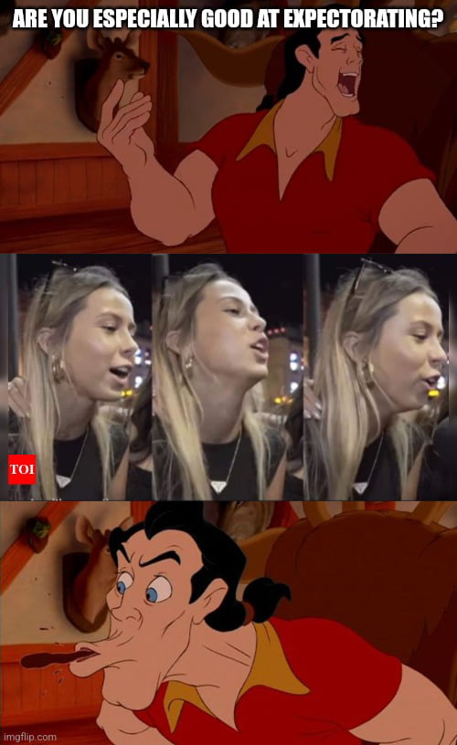 Made this while at Gaston's in Disney. - 9GAG