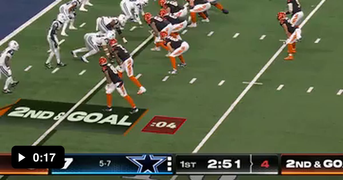 Joe Burrow to Ja'Marr Chase touchdown with Simpsons broadcast - 9GAG