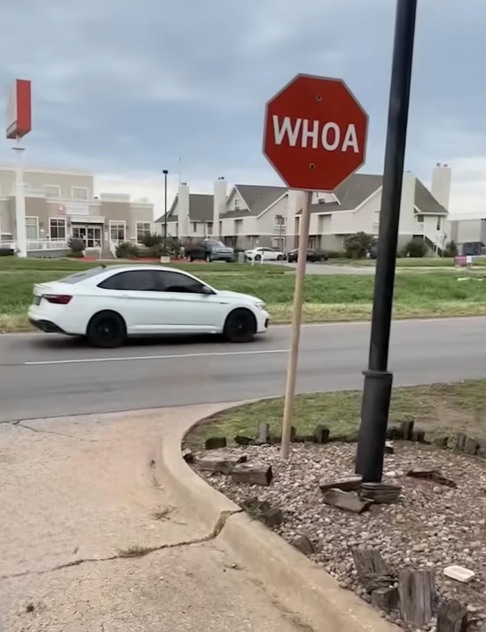 Sometimes you just gotta stop and say, WHOA. - 9GAG