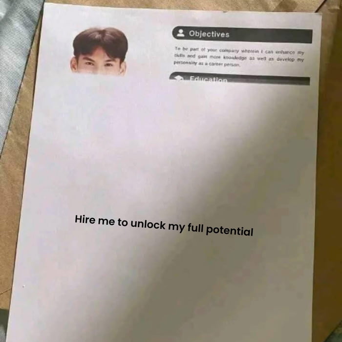 This resume is a preview, hire me to unlock the full potential. - 9GAG