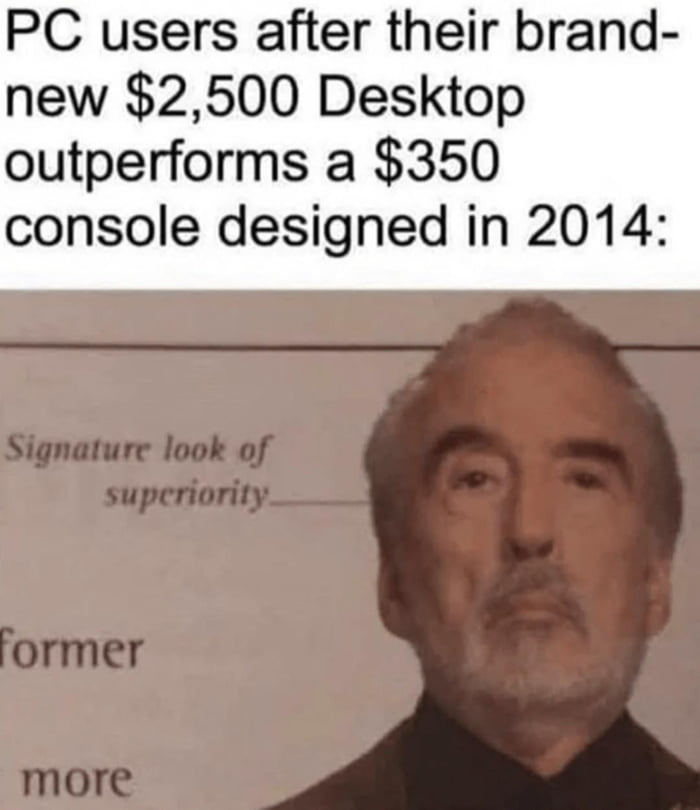 Signature look of superiority - 9GAG