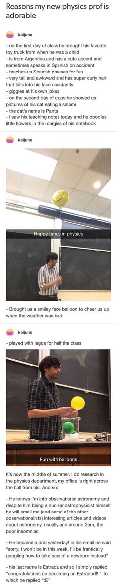 I'd love to have a professor like this - 9GAG