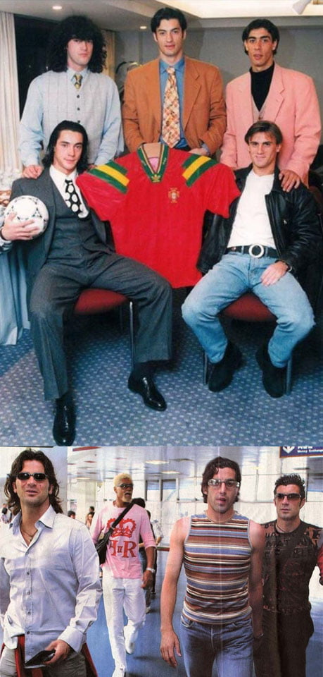 Old school uncool: just a couple of photos from the 90's featuring Figo ...
