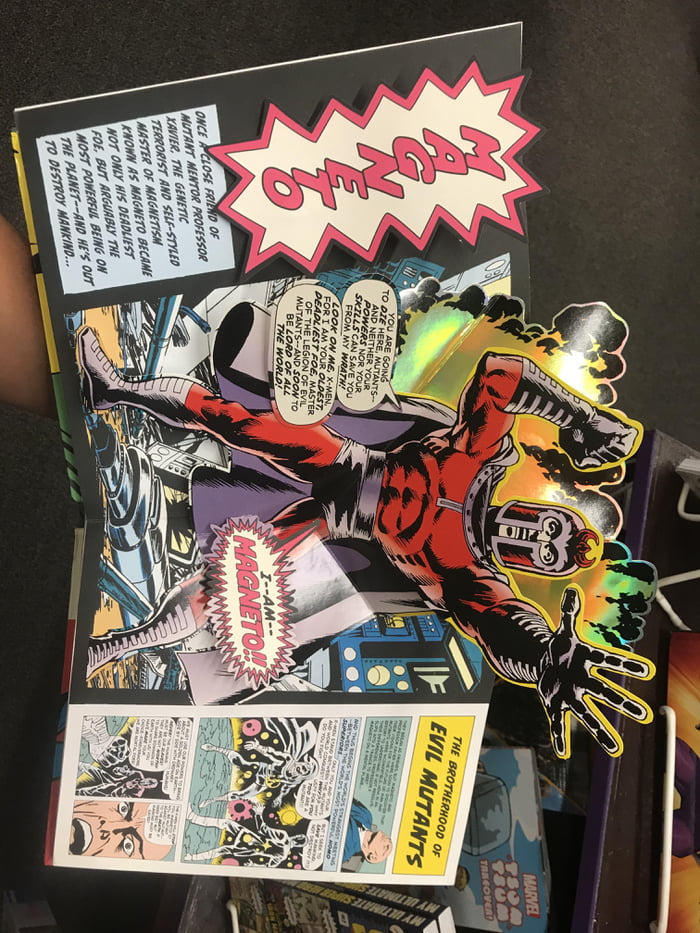 This X-MEN pop up book. - 9GAG
