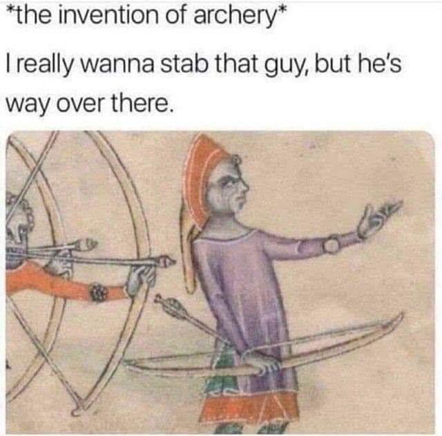 Invention of Archery, 5000 BC, Colorized - 9GAG