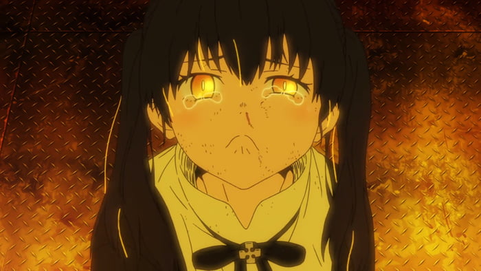 Sad Kitty. Enen no Shouboutai ep.8 - 9GAG