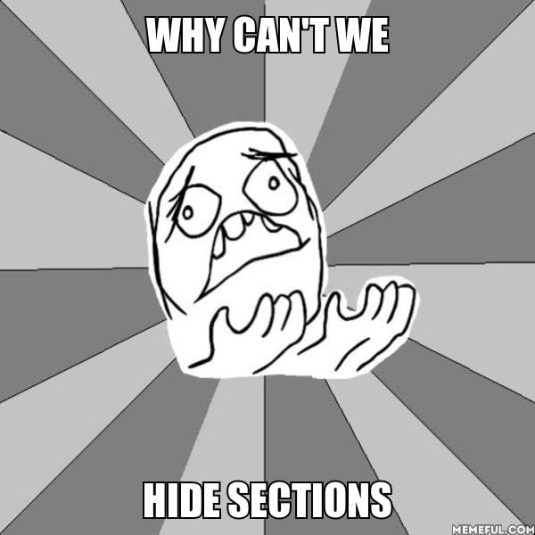 Why can't we. HIDE SECTIONS - 9GAG
