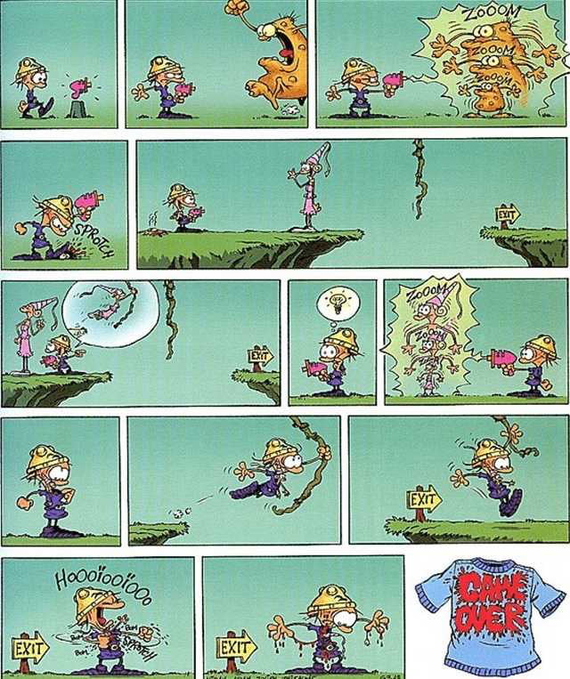 Game over (Kid Paddle) - 9GAG