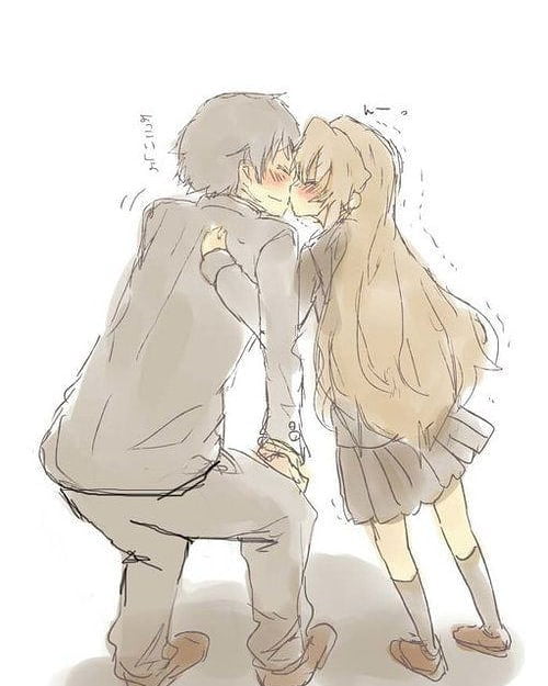 Bending down for a kiss - 9GAG