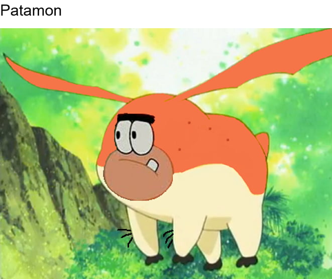 So i was thinking about a digimon-spongebob crossover - 9GAG