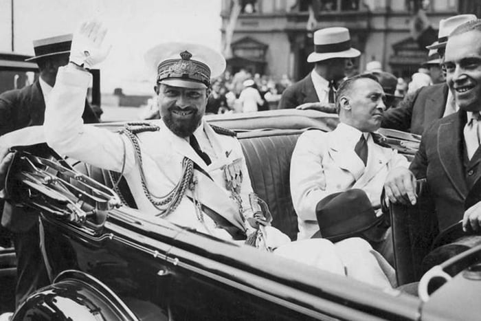 Italo Balbo in New York after crossing the Atlantic during the ...