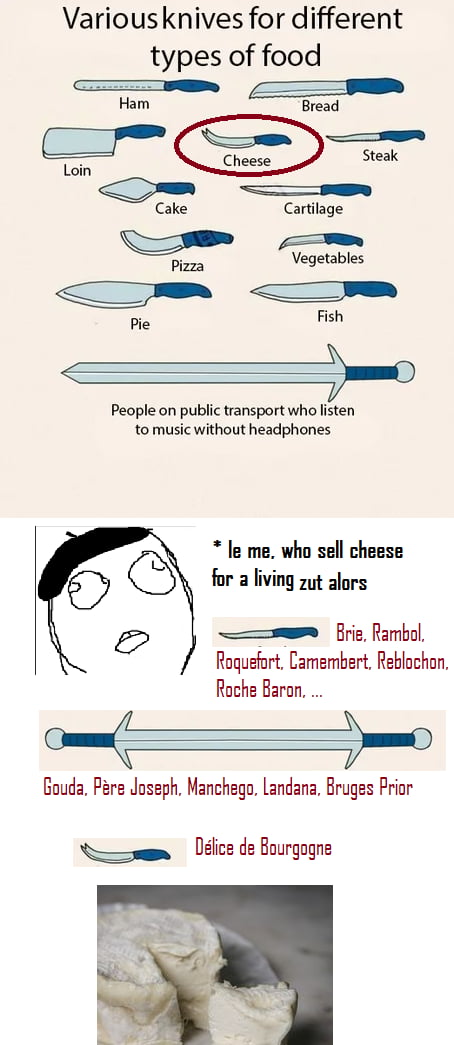 That's not a cheese knife, this is a cheese knife. - 9GAG