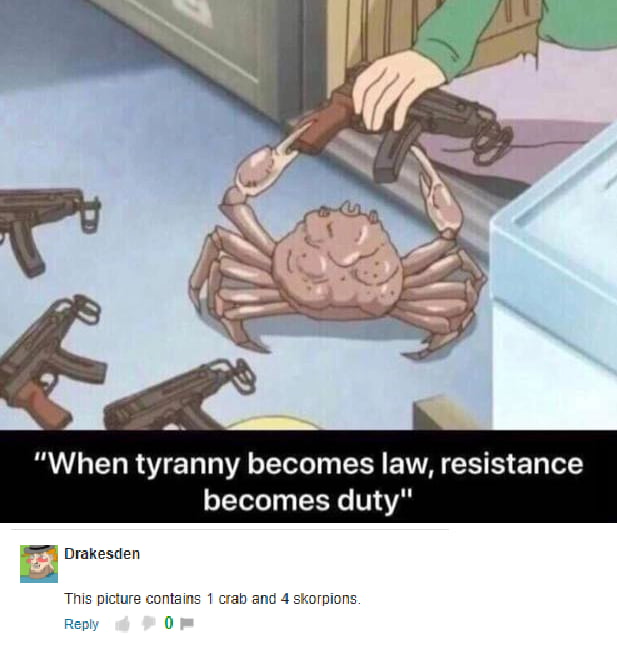 Crab that gun! - 9GAG