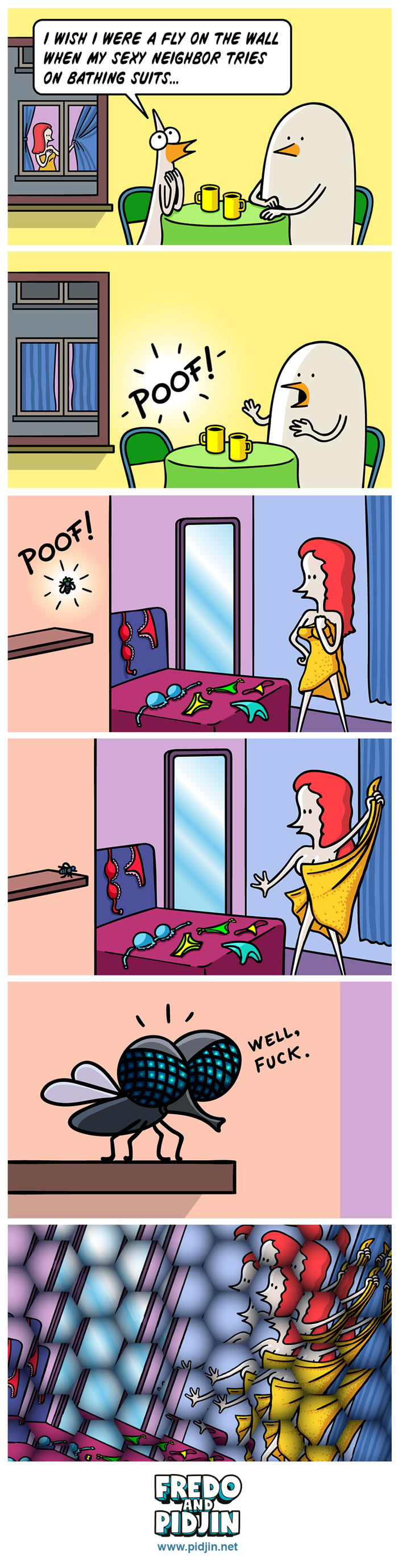 I wish I were a fly on her wall - 9GAG