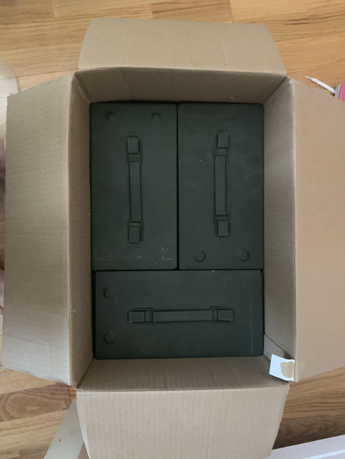 Ammo Cans in a Moving Box - 9GAG