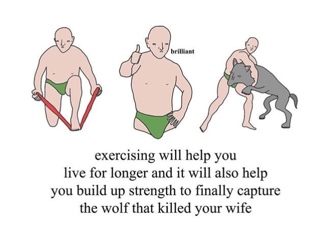 The only reason to exercise - 9GAG