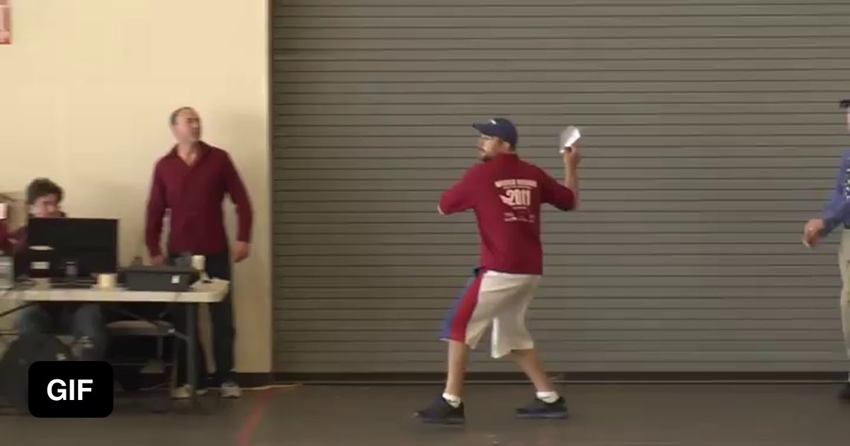 Paper airplane throw - 9GAG