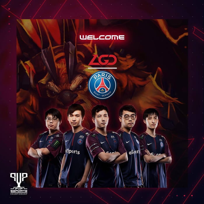 PSG.LGD are the first direct invite to PVP esports - 9GAG