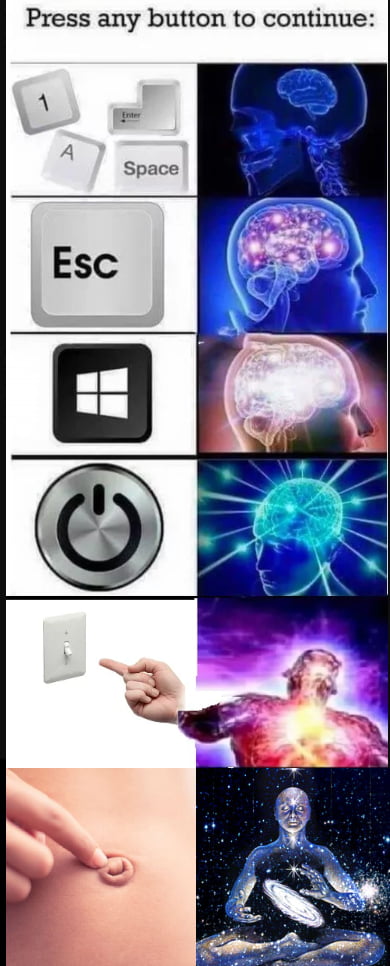 Press any button to continue - 9GAG